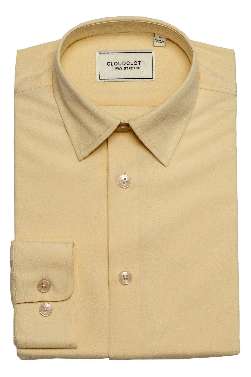"Cloud Cloth" Kids Off-White Laydown Dress Shirt – PolishedThreads.com