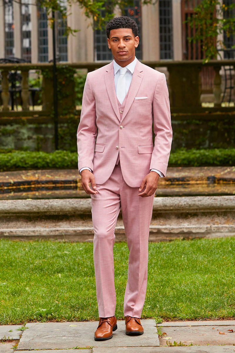 "Sharkskin" Rose Suit Jacket (Separates) – PolishedThreads.com