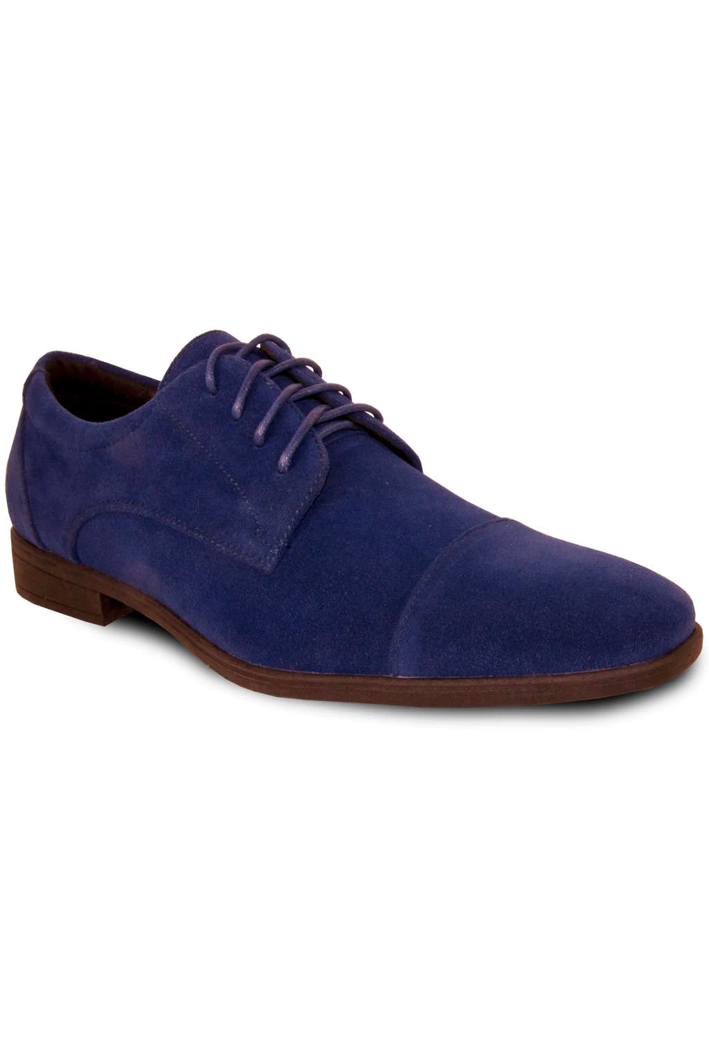 "Croydon" Royal Blue Suede Dress Shoes – PolishedThreads.com